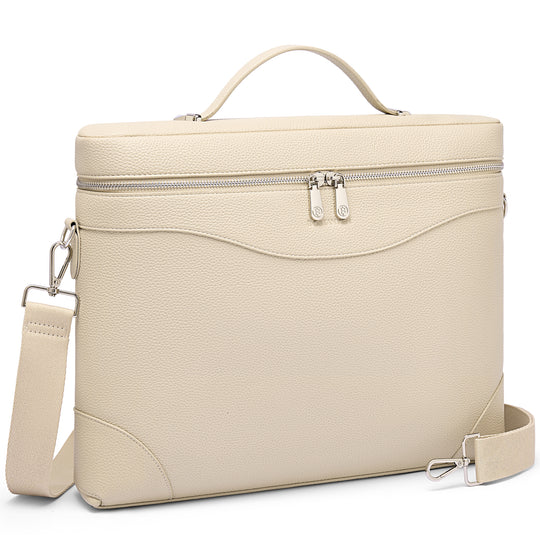 Modern Leather Briefcase Designed For Business Women—— BOSTANTEN