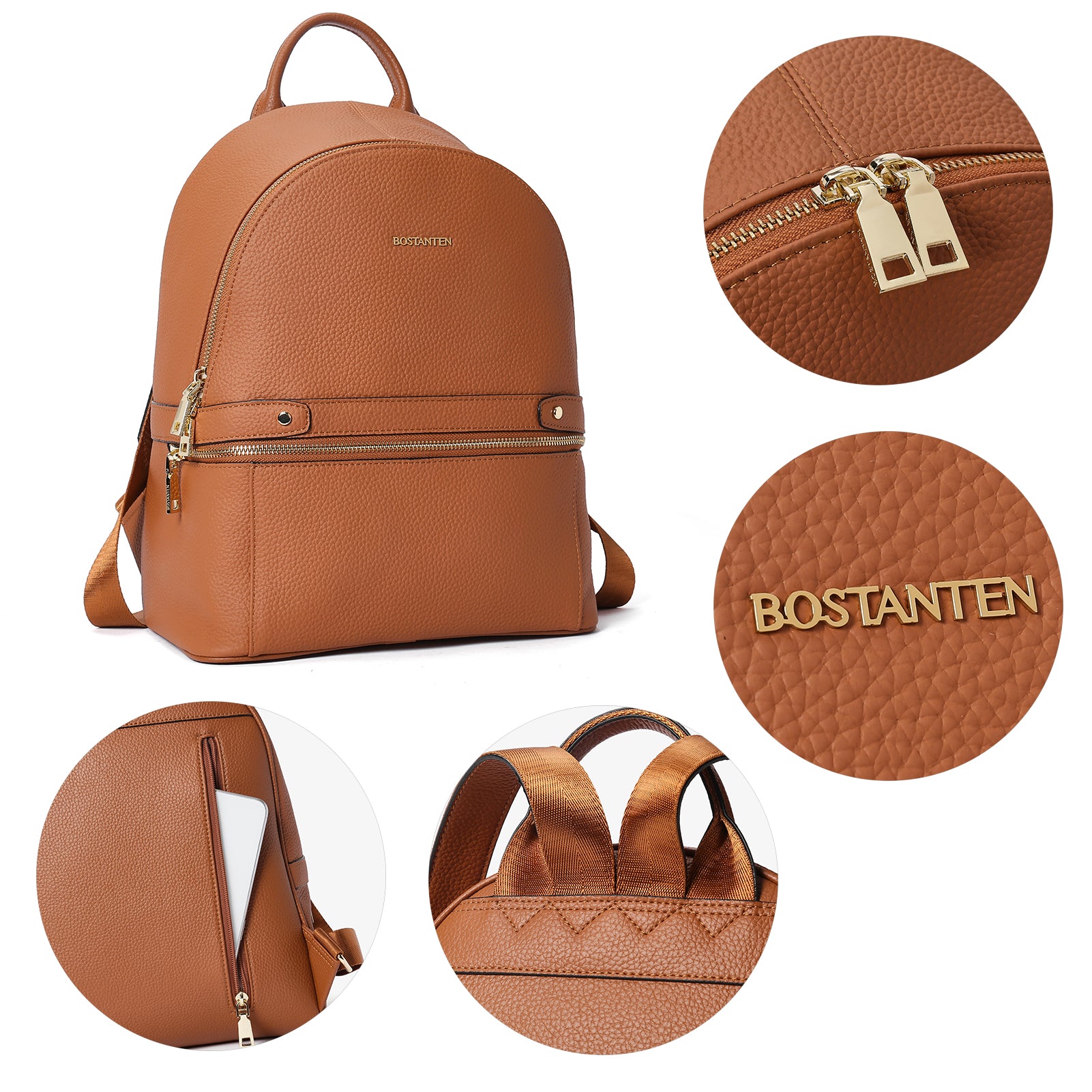 Nombongo Genuine Leather Backpack —Bostanten – BOSTANTEN