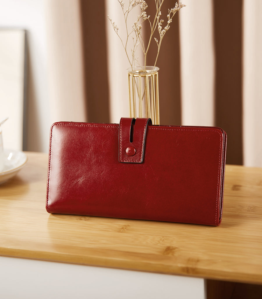 Lnna Checkbook Wallet Large Capacity Cash Cluth Purses —— Bostanten ...